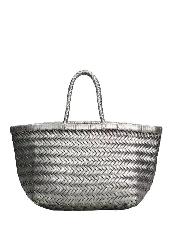 Dragon Diffusion Small Triple Jump Woven Tote Bag - Silver