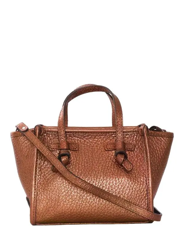 GIANNI CHIARINI Miss Marcella Knotted-detail Tote Bag - Brown