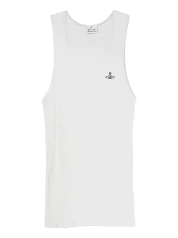 VIVIENNE WESTWOOD Orb-scarf Tank Top - Grey