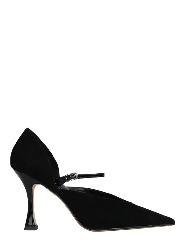 Lola Cruz 95mm Yuna Pointed-toe Pumps - Black