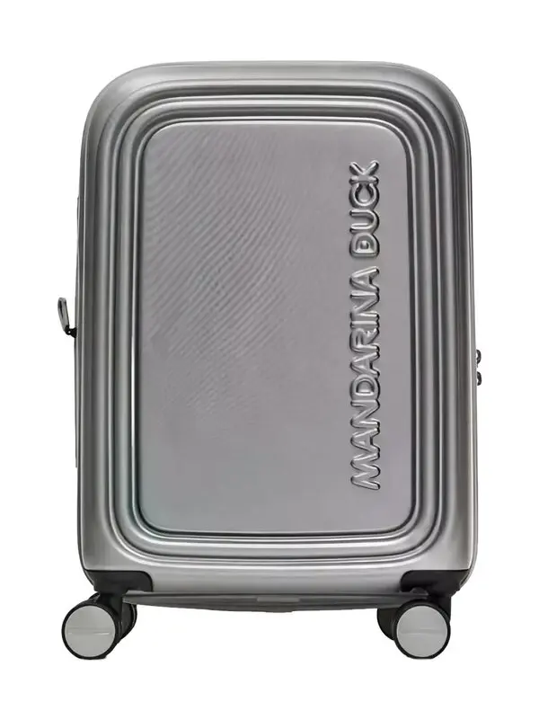 MANDARINA DUCK Logo-embossed Trolley - Silver