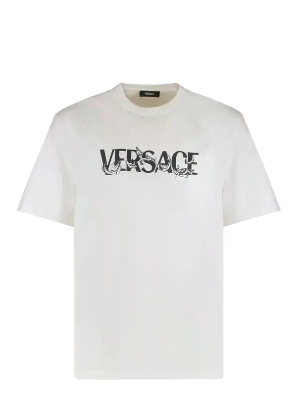 Versace Logo-print T-shirt - White