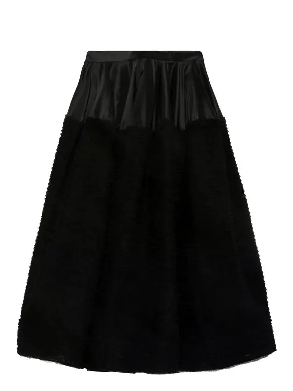 Viktor & Rolf Circle Frilled Skirt - Black