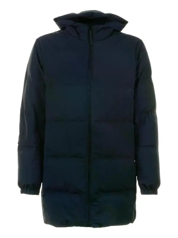 PEOPLE OF SHIBUYA Hooded Padded Coat - Blue