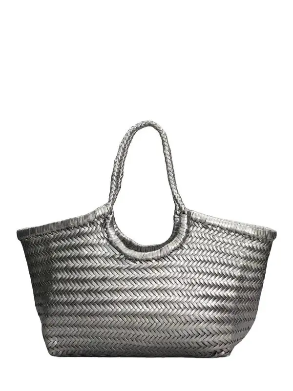 Dragon Diffusion Nantucket Woven Tote Bag - Silver