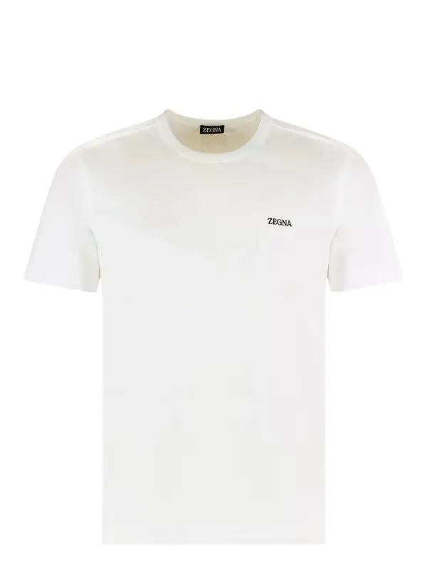 Zegna Logo T-shirt - White