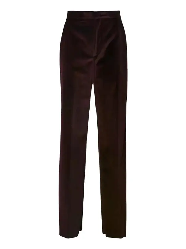 Tagliatore Velvet Trousers - Red