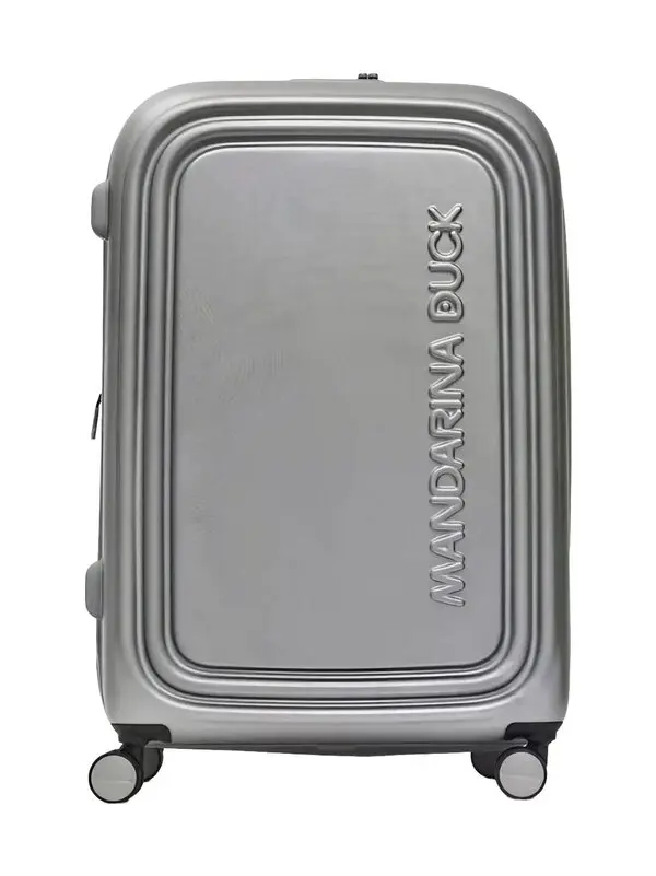 MANDARINA DUCK Logo-embossed Trolley - Silver
