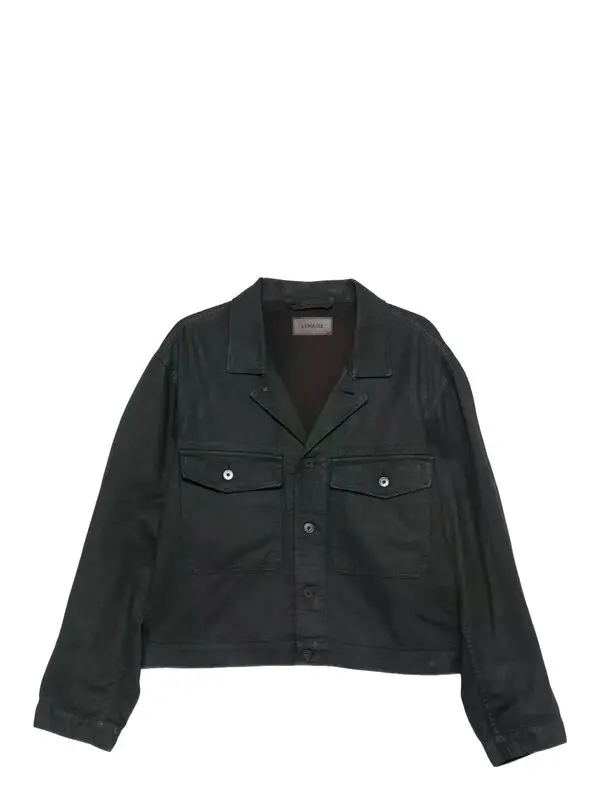 LEMAIRE Cotton Shirt Jacket - Black