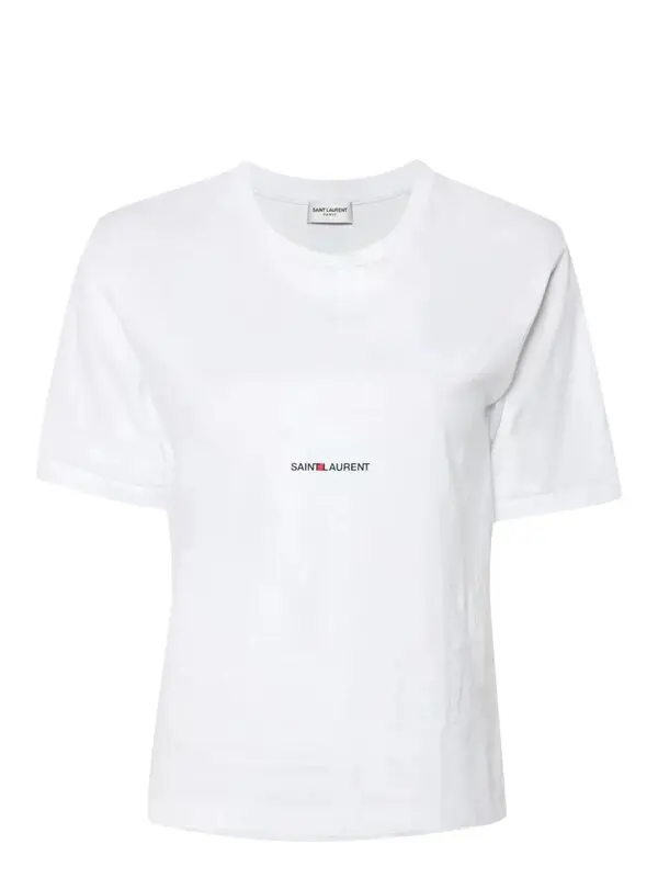 Saint Laurent Logo-print T-shirt - White