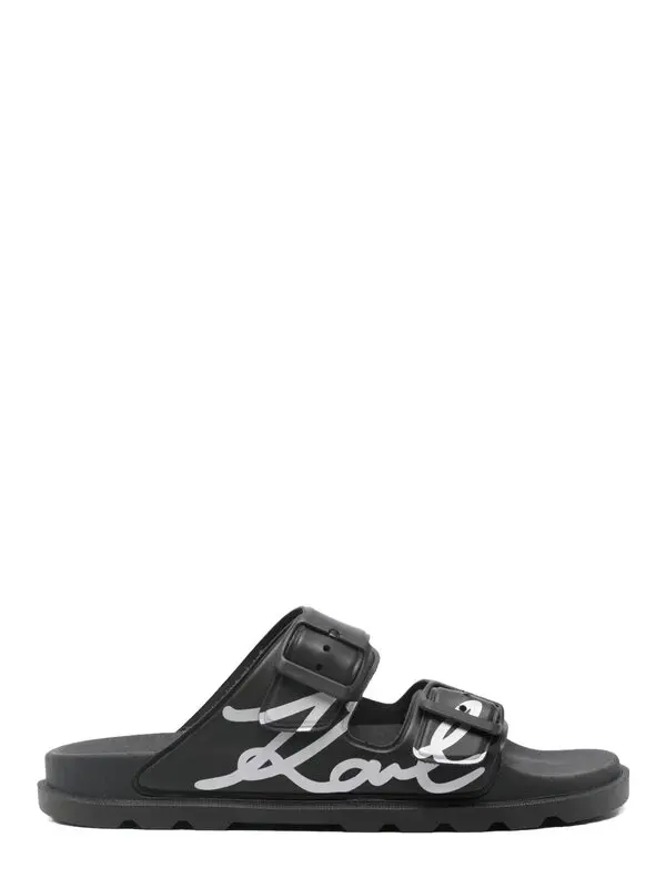 Karl Lagerfeld Kondo Tred Sandals - Black
