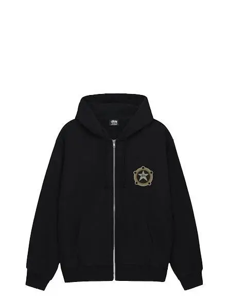 StÜssy Ranger Zip Hoodie - Black
