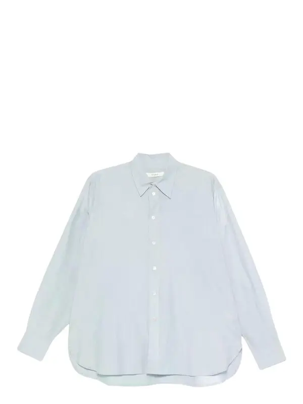 6397 Button-up Poplin Shirt - Blue
