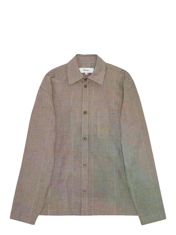 PALMES Checked Shirt - Brown