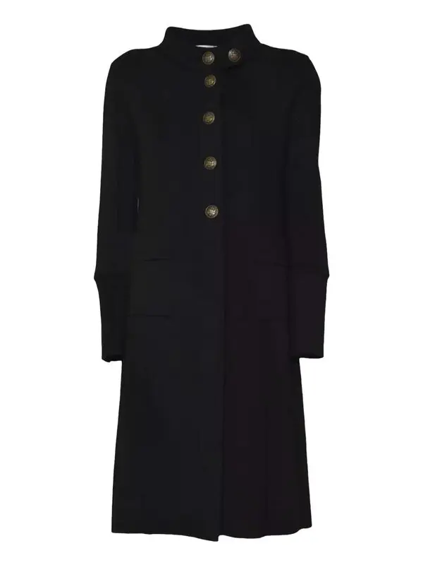 CHARLOTT Single-breasted Coat - Black