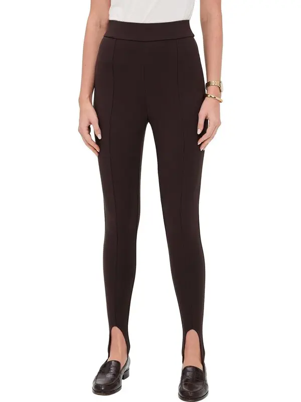 LE BOP Maris Ponte Leggings - Brown