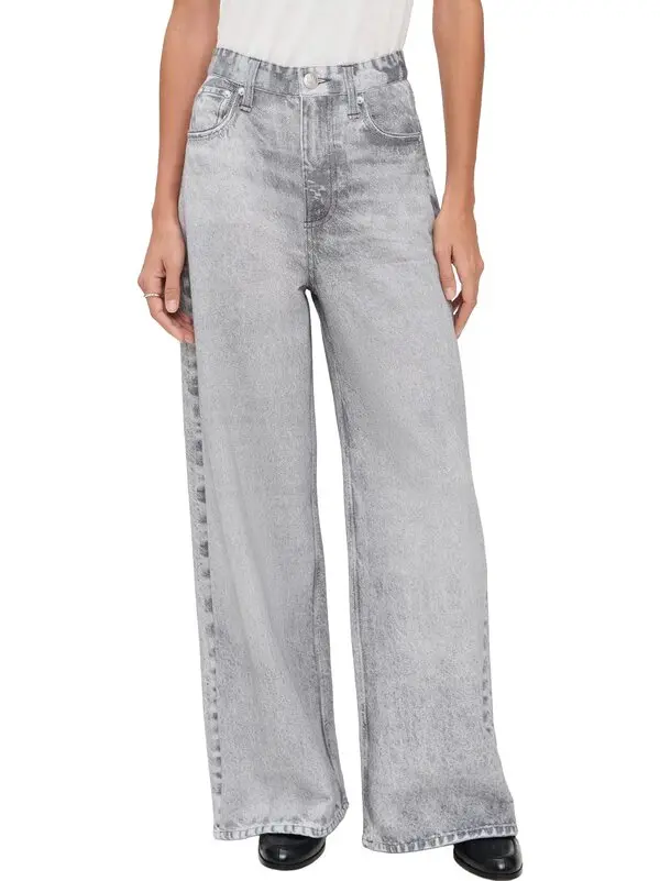 Rag & Bone Miramar Terry Sofie Ankle Pants - Icy Grey