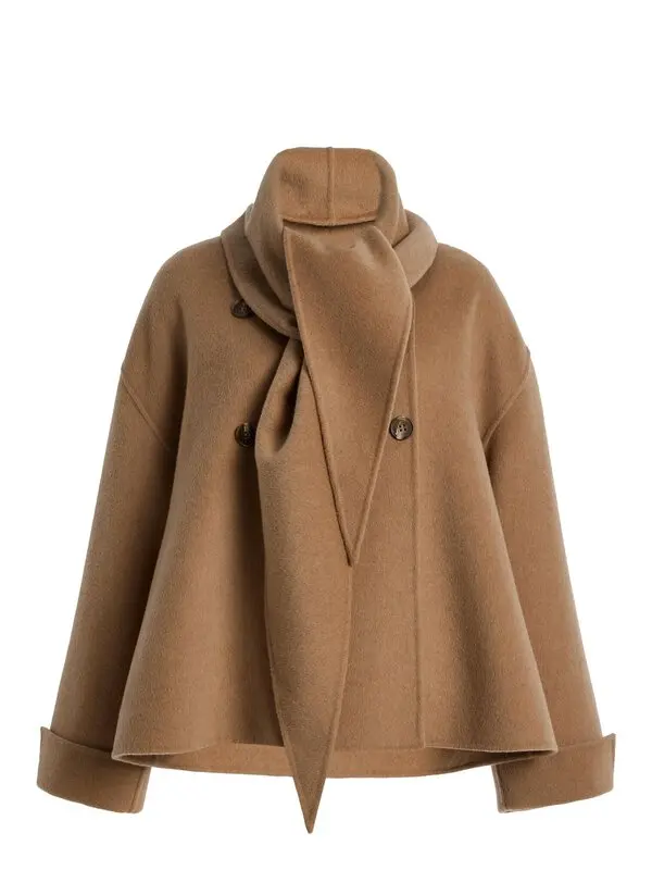 FAVORITE DAUGHTER The Jamie Wool-cashmere Coat - Brown