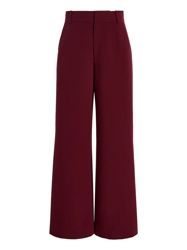 FAVORITE DAUGHTER The Jones Wide Leg Pants - Burgundy