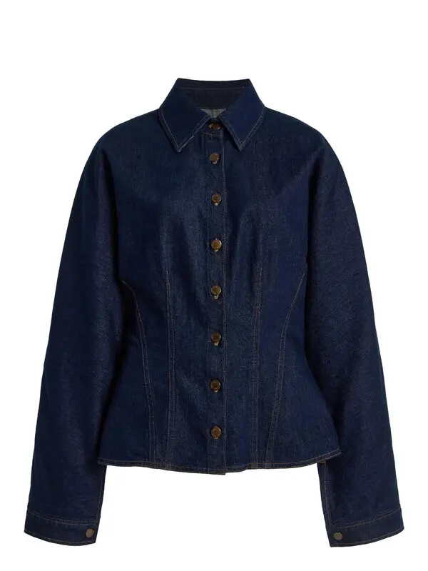 AGOLDE Devon Denim Shirt - Dark Wash