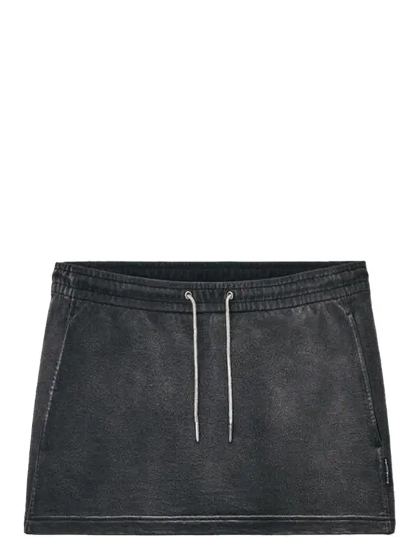Alexander Wang Terry Mini Skirt - Grey