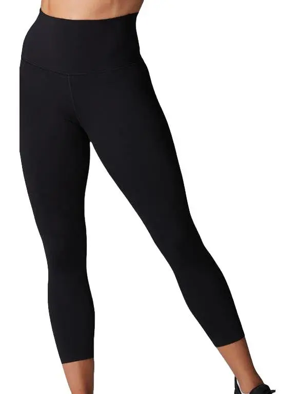 TAVI High Waisted Crop Legging - Ebony