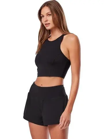 TAVI Active Long Line Bra - Ebony