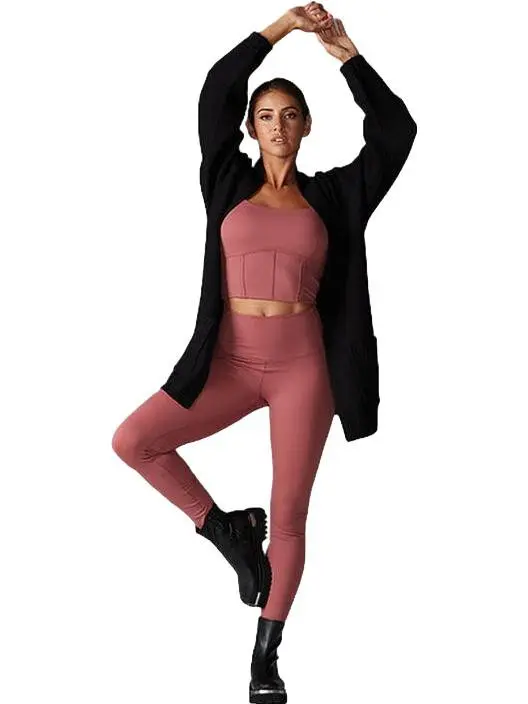 TAVI Alpine Long Cardigan - Ebony