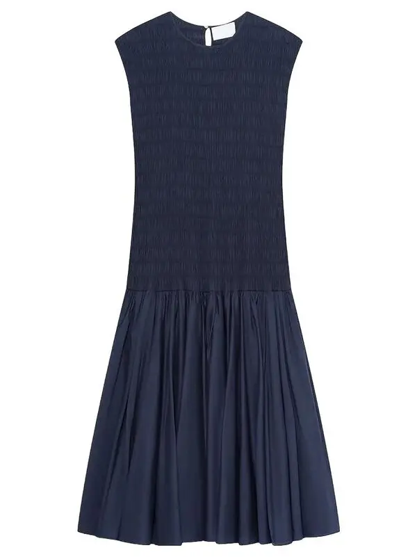 Merlette Stijl Midi Dress - Navy