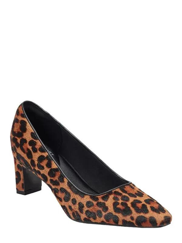 Rockport Total Motion Merida Leopard Print Pumps - Dark Natural
