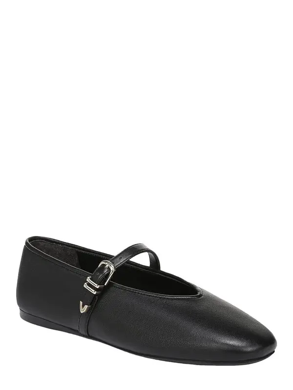 FAVORITE DAUGHTER Margot Mary Jane Flat - Black
