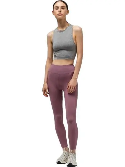 REFORMER Compression Legging With Fused Waistband - Mauve