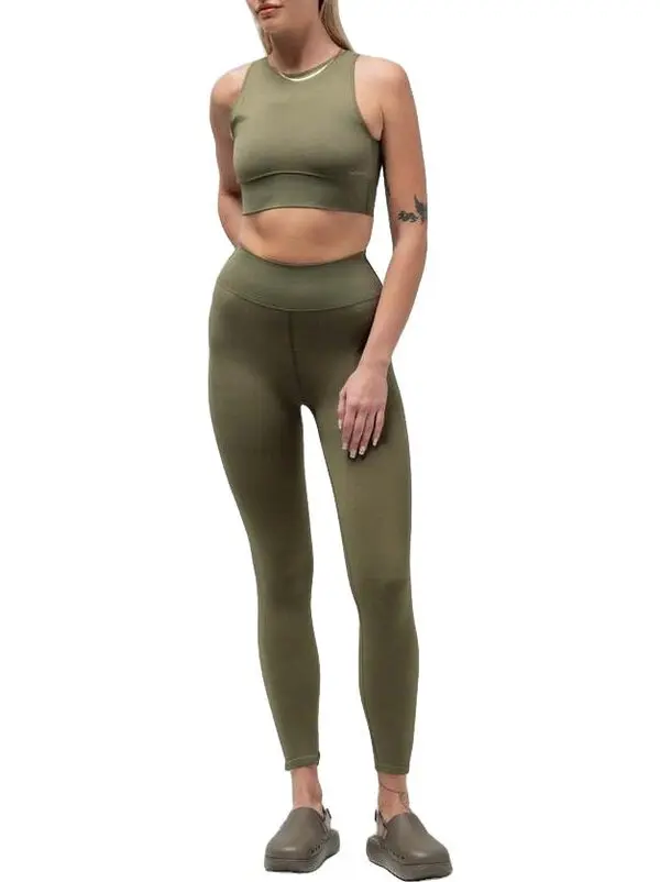 REFORMER Compression Legging With Fused Waistband - Olive