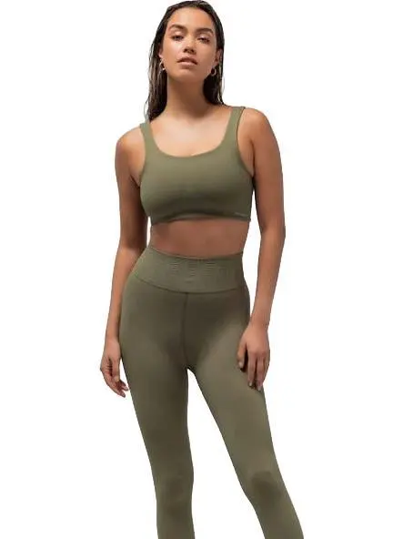 REFORMER The Ribbed Legging - Olive