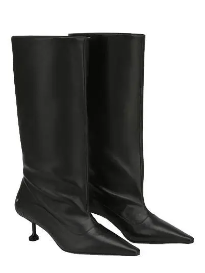 NAKED WOLFE Tate Nappa Prince Leather Boots - Black