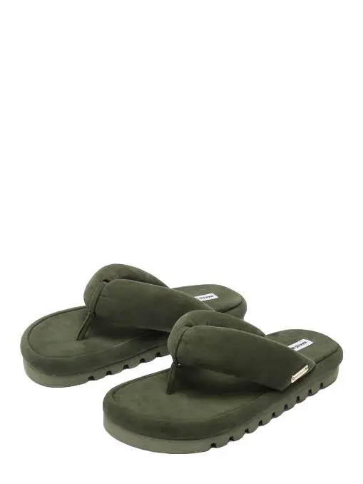 NAKED WOLFE Hilary Suede Sandal - Olive
