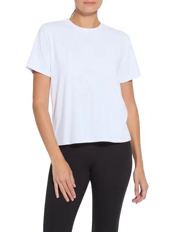 Lyssé Boxy Jersey T-shirt - White