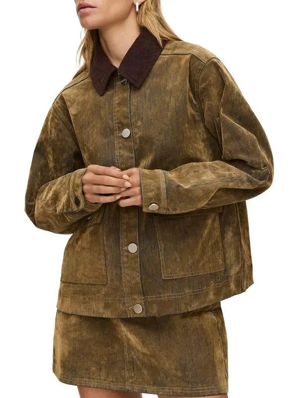 ALIGNE Bark Denim Jacket - Sand