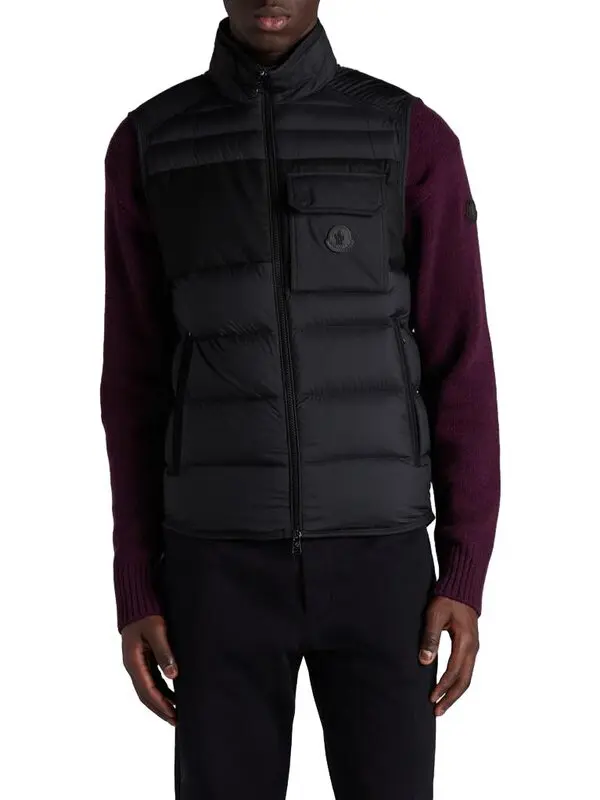 Moncler Estagnous Down Puffer Vest - Black