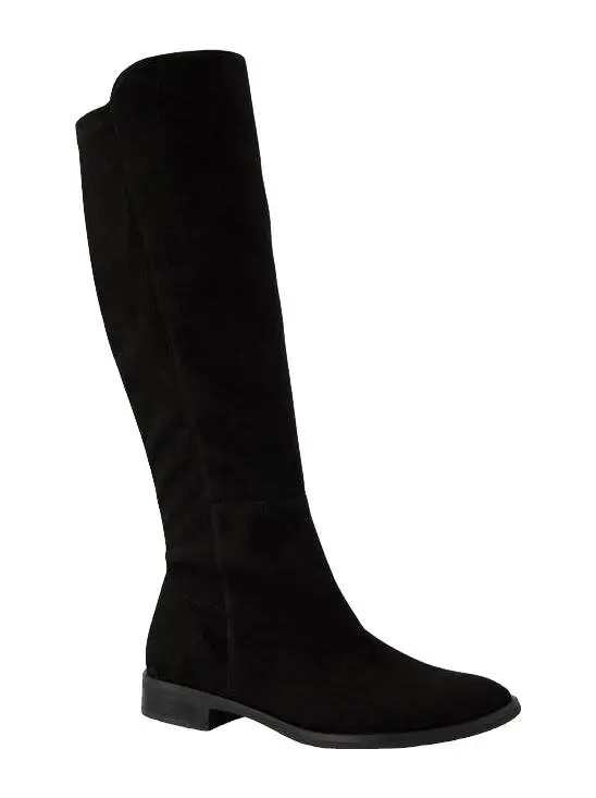 Paul Green Carin Knee High Boot - Black Softstretch