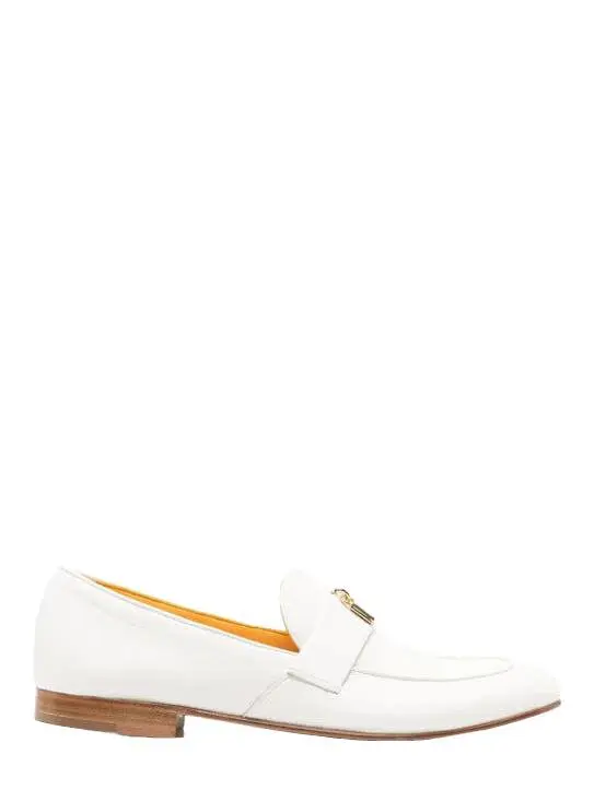 MADISON MAISON X Joan Hornig Flat Lock Loafer - White