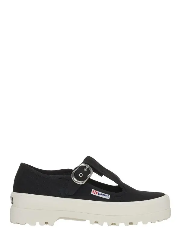 Superga 2541 Mary Jane Alpina Sneakers - Black Avorio