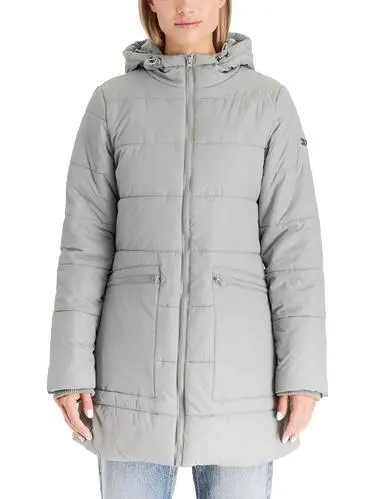 MODERN ETERNITY Gianna 3-in-1 Maternity Hybrid Puffer Jacket - Light Graphite