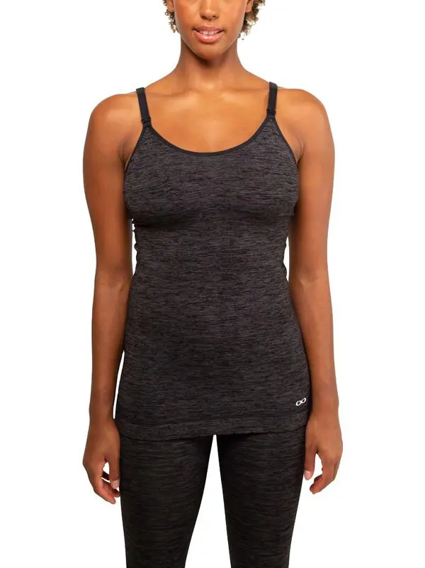 MODERN ETERNITY Isabella Nursing Tank - Charcoal Melange