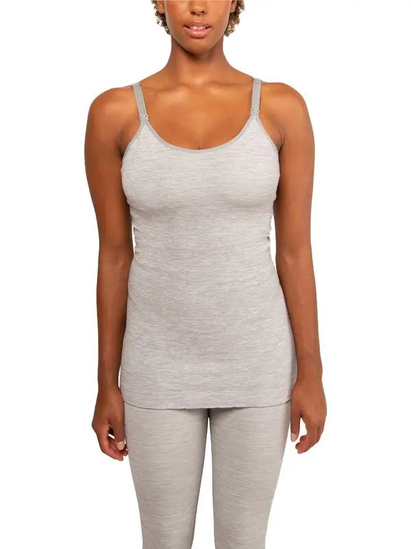 MODERN ETERNITY Isabella Nursing Tank - Graphite Melange