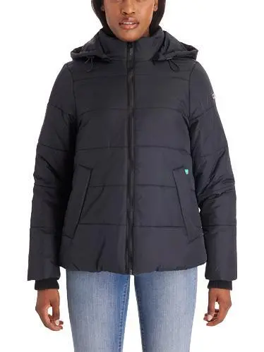MODERN ETERNITY Leia 3-in-1 Bomber Maternity Puffer Jacket - Black