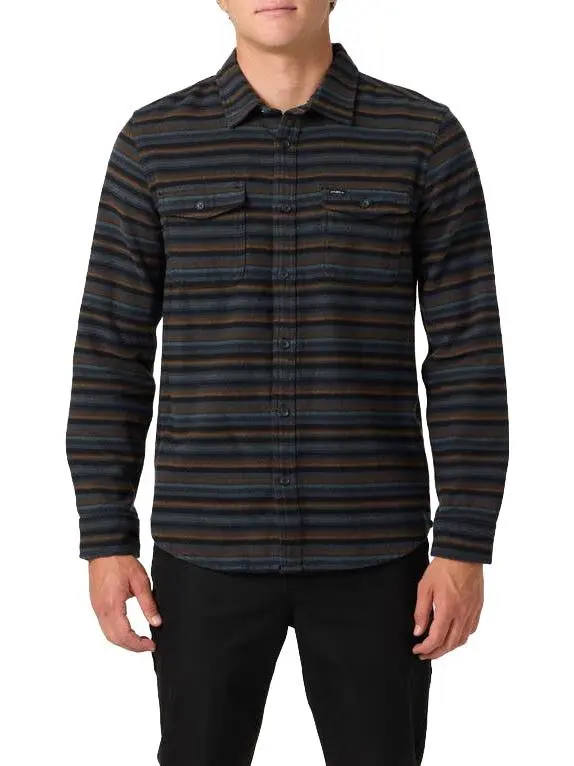 O'Neill Richmond Flannel Button-up Shirt - Graphite