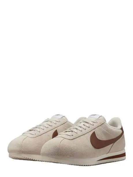Nike Cortez Suede Sneakers - 100 Ltowbr/faunbn