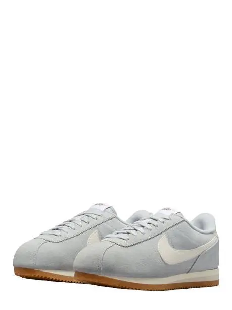 Nike Cortez Suede Sneakers - Smoke Grey/light Brown/sail