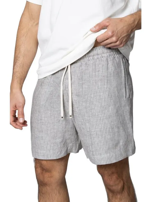 LEISURE LAB Malibu Linen Short - Jetty